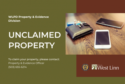 Unclaimed Property | City of West Linn Oregon Official Website Unclaimed Property | City of West Linn Oregon Official Website